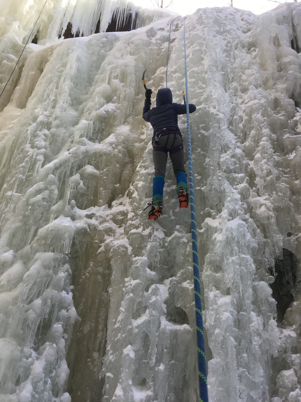 Ice Climbing Champney Falls, NH | IMG blog